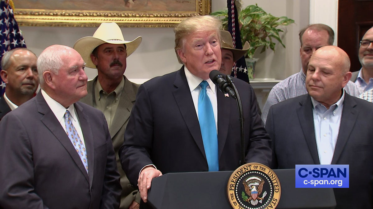 Trump Welcomes Farmers to White House | AgWired