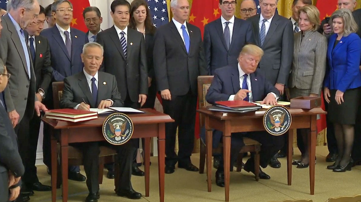 Agriculture Celebrates China Phase One Signing | AgWired